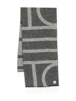 TOTEME Monogram Wool Scarf - Multicolor