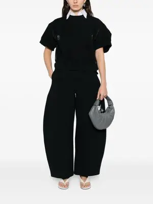 Sacai Cotton And Nylon Top