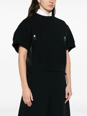 Sacai Cotton And Nylon Top