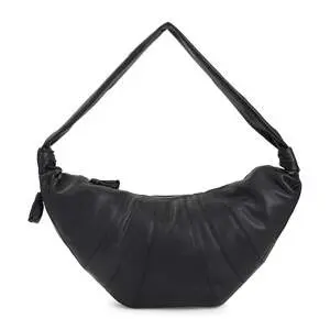 LEMAIRE Croissant Large Handbag - Black