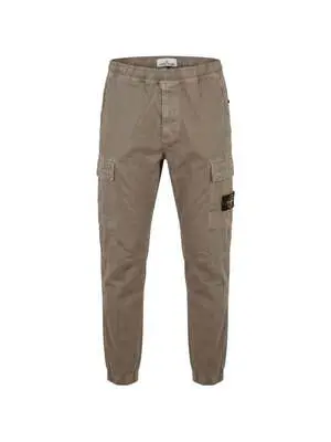 Stone Island Vintage-effect Stretch Trousers