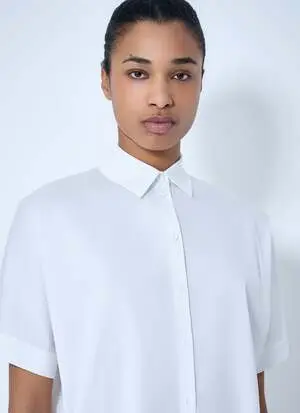Max Mara Cotton Poplin Shirt