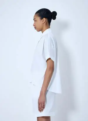 Max Mara Cotton Poplin Shirt - White