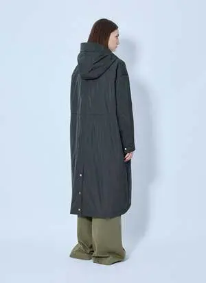 Max Mara Hooded Quilted Coat