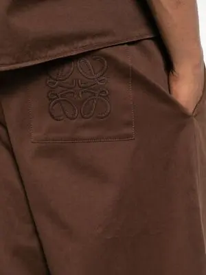 Loewe Cotton Drawstring Trousers