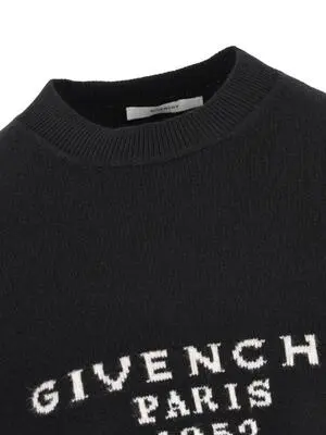 Givenchy Pullover In Lana E Cachemire Con Paris 1952