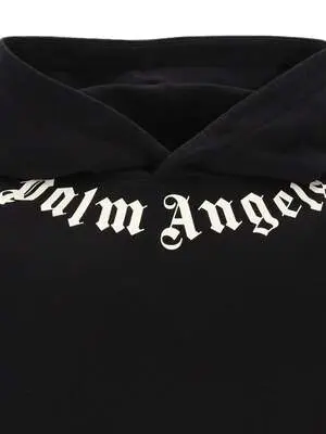 Palm Angels Neck Logo Hoodie