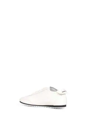 MARINE SERRE White Matte Leather Ms Astra Sneakers - Multicolor