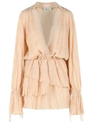 Blumarine Amberlight' Viscose Dress - Cream