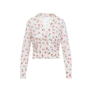 JIL SANDER Floral Print V-neck Cardigan - Multicolor