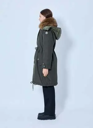 Moncler Halicte Long Parka - Multicolor