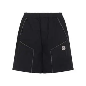 Moncler Cotton Bermuda - Black