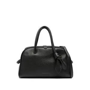 Jacquemus Grained Calfskin Tote Bag - Black