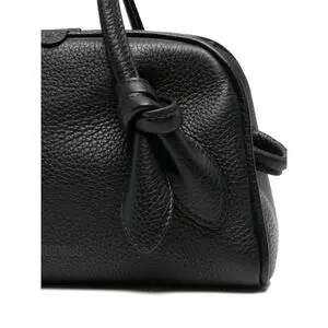Jacquemus Grained Calfskin Tote Bag - Black