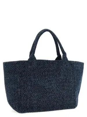 GANNI Bear Shopping Bag - Blue