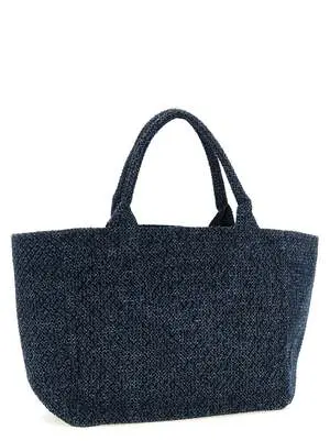 GANNI Bear Shopping Bag - Blue