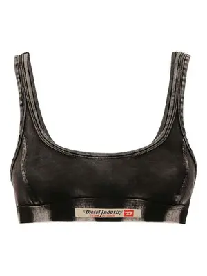 DIESEL® Denim Print Bralette Bra - Multicolor