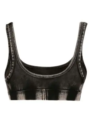 DIESEL® Denim Print Bralette Bra