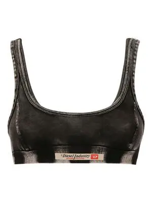 DIESEL® Denim Print Bralette Bra - Multicolor