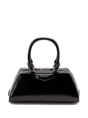 Givenchy Mini Antigona East-west Bag In Box Leather - Black