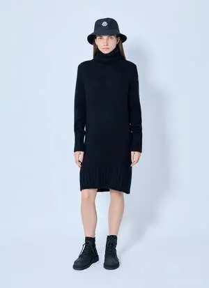 Moncler Turtleneck Knit Dress