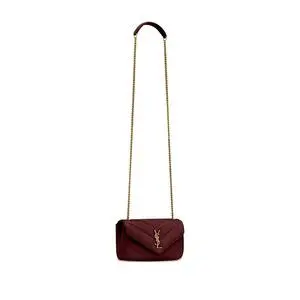 Saint Laurent Chevron Quilting Shoulder Bag