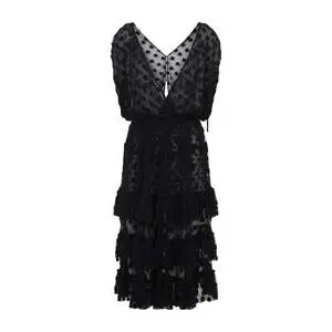 Dries Van Noten Dally Midi Dress - Black