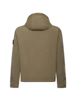 Stone Island Lightweight Canvas Hooded Jacket