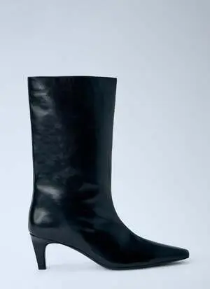 JUDE Cave Mid Calf Boots - Black
