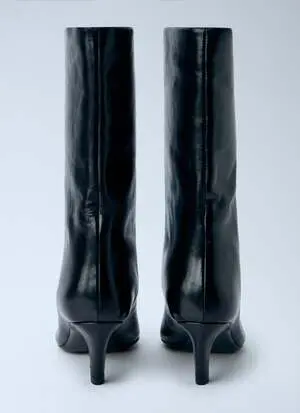 JUDE Cave Mid Calf Boots - Black