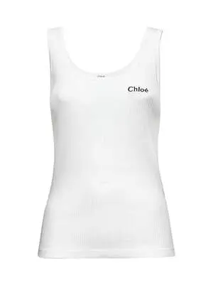 Chloé Cotton Tank Top - Multicolor