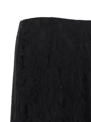 Valentino Garavani Lace Midi Skirt - Black
