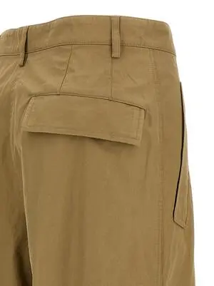 Dries Van Noten Heavy Cotton Pleated Trousers