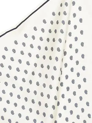 TOM FORD Silk Pocket Square - White