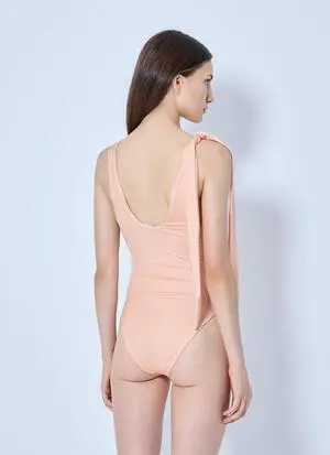 Chloé Tie-strap One-piece Swimsuit - Pink