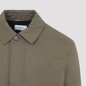 Saint Laurent Cotton Jacket - Brown