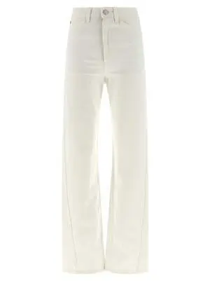 LEMAIRE Twisted' Pants - White