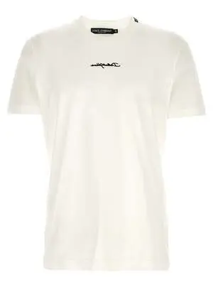 Dolce & Gabbana Logo Patch T-shirt - White