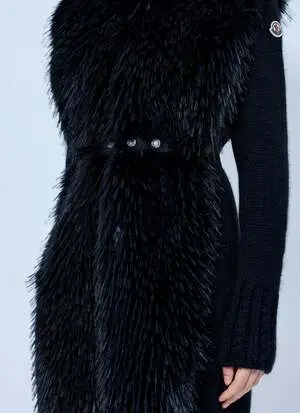 Moncler Textured Wool-blend Coat