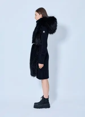 Moncler Textured Wool-blend Coat