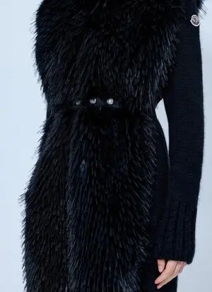Moncler Textured Wool-blend Coat