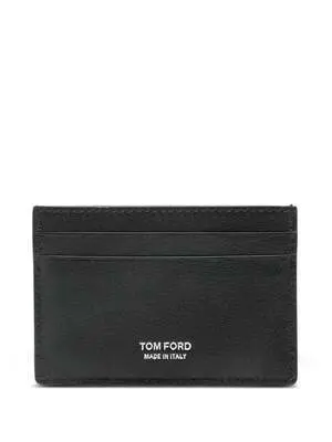 TOM FORD Logo-print Leather Cardholder - Black