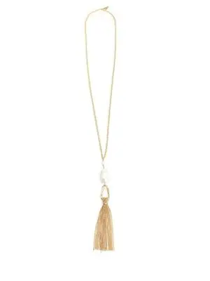 FORTE_FORTE Tassel Detail Necklace - Gold