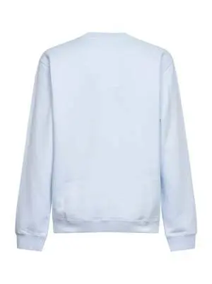 Jacquemus Light Blue Organic Cotton Fleece The Gros Grain Sweatshirt - Multicolor