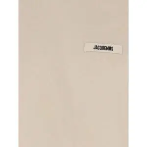 Jacquemus Cotton Jersey Hooded Sweatshirt - Cream