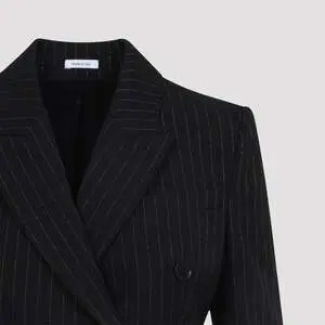 Alexander McQueen Pinstripe Lurex Jacket