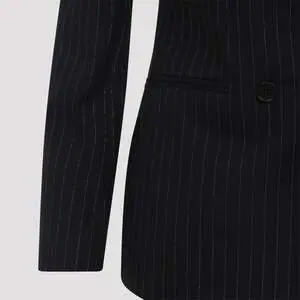 Alexander McQueen Pinstripe Lurex Jacket