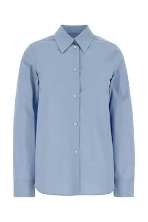 JIL SANDER Light Poplin Shirt - Blue