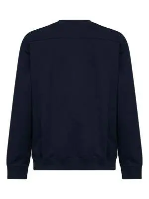Gucci Dark Blue Cotton Jersey Embroidered Sweatshirt