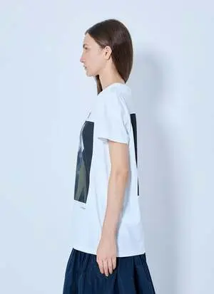 Max Mara Graphic Print Cotton T-shirt